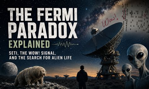 The Fermi Paradox Explained Seti The Wow Signal And Alien Life