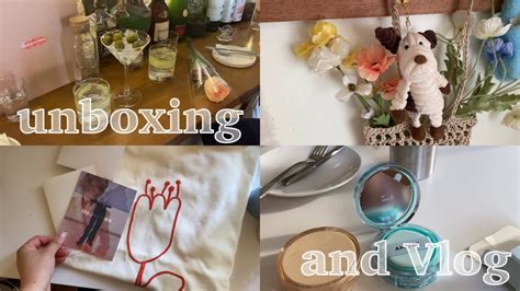 Vlog 택배 언박싱 영상인듯 브이로그 같은 일상브이로그🖤 Youtube
