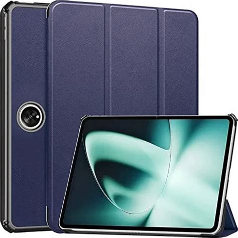 Proelite Smart Trifold Flip Case Cover For Oneplus Pad Inch Dark Blue Cell Phone Flip