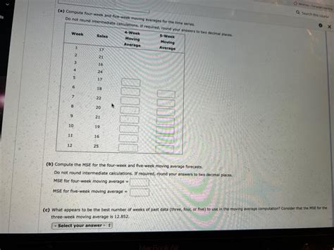 solved refer to the gasoline sales time series data in the