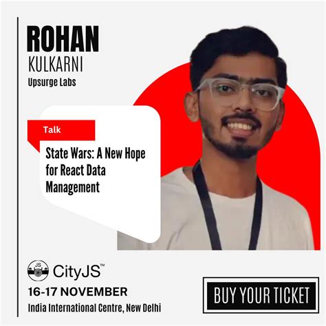 Excited For An Insightful Talk At Cityjsindia Cityjs Conferences