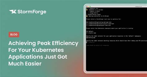 Achieving Peak Efficiency For Your Kubernetes