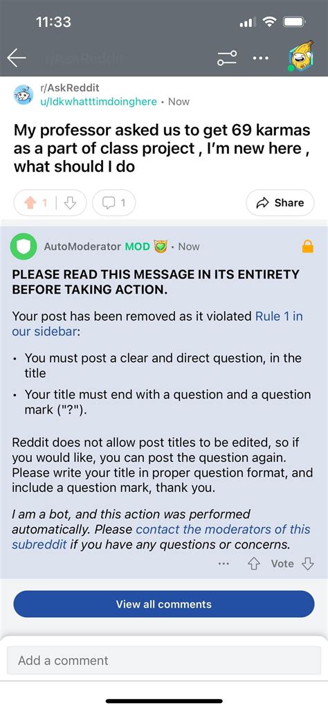 Reddit Just Wont Allow Me To Pass My Class Assignment R