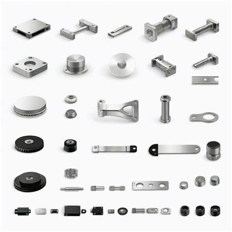 Hardware Vector Set White Background Isolated A High Qualit Premium