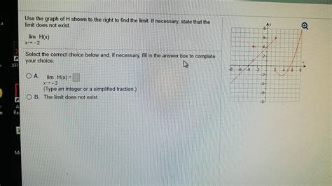 Solved Use The Graph Of H Shown To The Right To Find The
