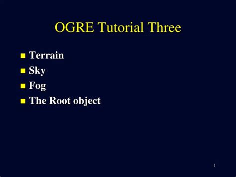 Ogre Engine Tutorial Btkurt