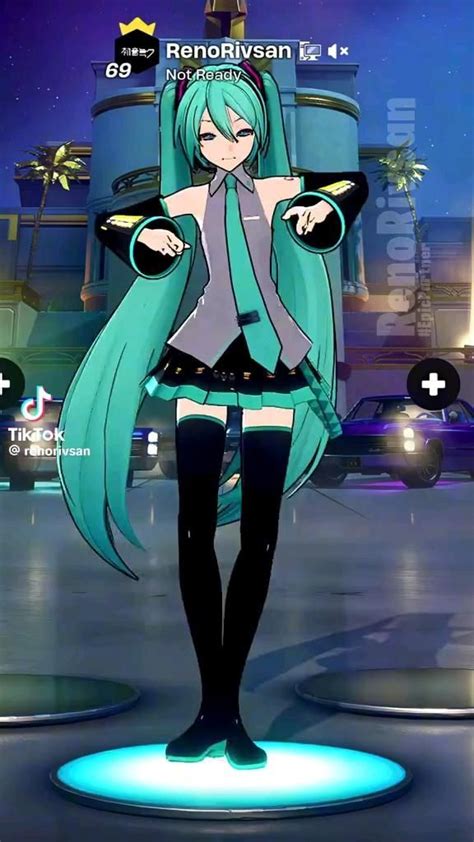 Miku In Fortnite Hatsune Miku Miku Fortnite