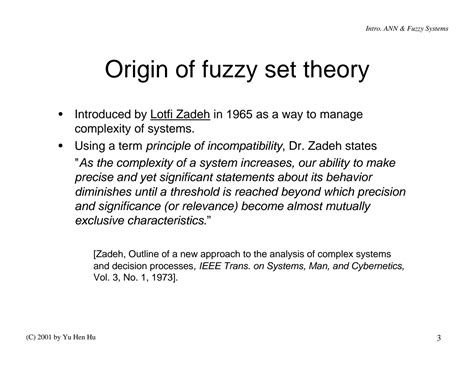 SOLUTION Introduction To Fuzzy Logic Set Theory Studypool