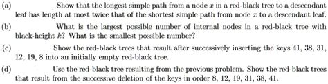 solved a show that the longest simple path from a node in a red