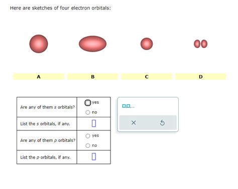 Solved Here Are Sketches Of Four Electron Orbitals Chegg