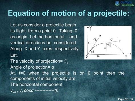 Projectile Projectile Motion PPT