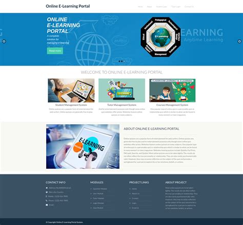 Python Django MySQL Project Online E Learning Portal