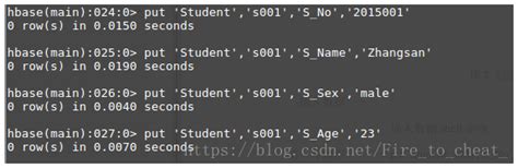Hadoop实验三——熟悉常用的hbase操作3利用hbase和mapreduce完成如下任务 假设hbase有2张表表的逻辑视图及部分数据 Csdn博客