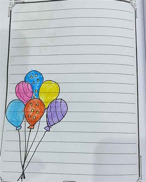 تزيين دفتر املاء 2024؛ بریم با هم چند ایده نقاشی گوشه دفتری گوگولی