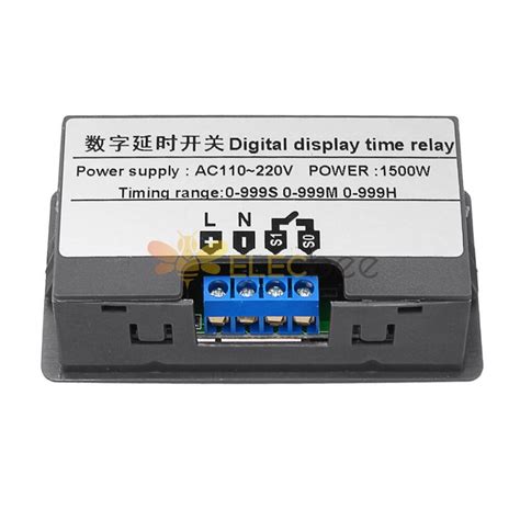 Elecbee DC V AC V V Digital Display Time Relay Automation Delay Timer Control Switch