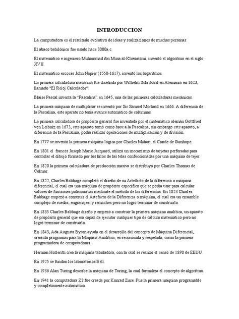 Evolucion De Computadoras2 Pdf Circuito Integrado Microsoft Windows
