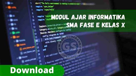 Modul Ajar Informatika SMA Fase E Kelas X - GURU SUMEDANG