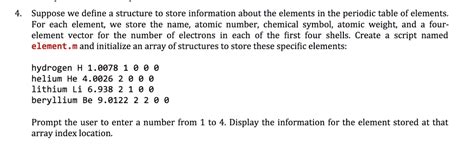 solved 4 suppose we define a structure to store information