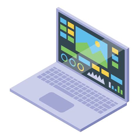 Laptop Showing Photo Editing Software Interface With Image On Screen 47785805 Vector Art At Vecteezy