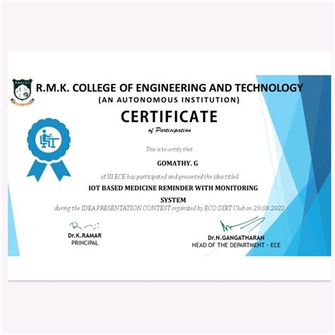 Gomathy G On Linkedin Rmkcet