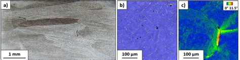 Microstructure Of Coniga In The Hot Rolled Condition Optical