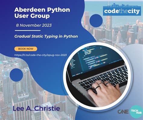 This Wednesday At Aberdeen Python User Group Well Have Dr Lee