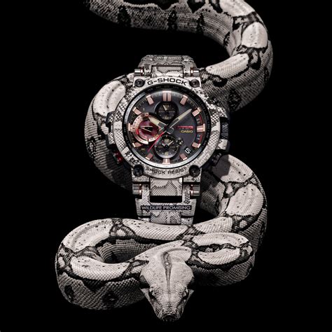 G Shock Gets Wild With Watch Inspired By The African Rock Python Maxim