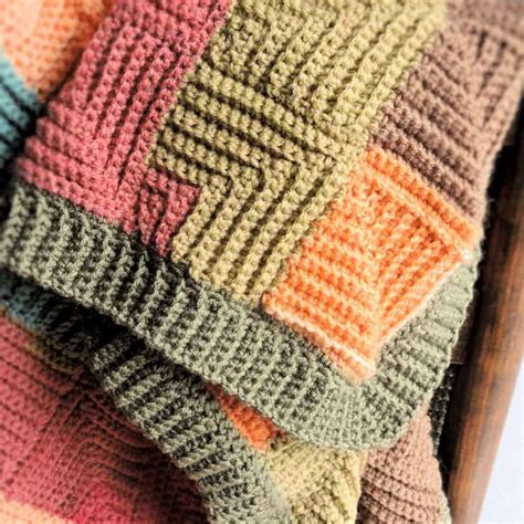 Mitered Squares In Crochet And Tunisian Crochet Crochetkim™