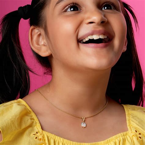 Doraemon Alphabet V Gold Pendant Jewellery India Online