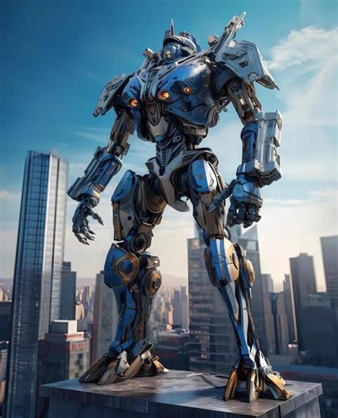 Premium Ai Image Combat Robot