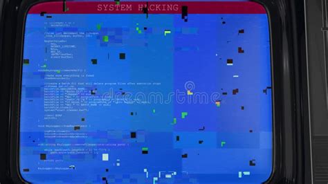 4k Programming Code Running Over Computer Screen Terminal Hacking Loop