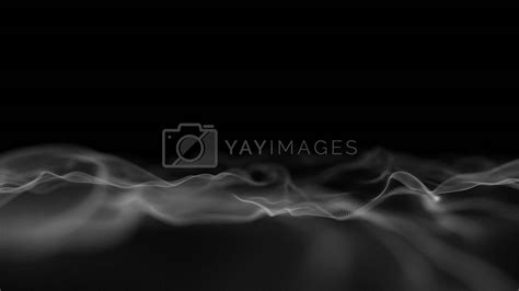 Technology Background Wave Data Technology Abstract Futuristic Illustration Big Data