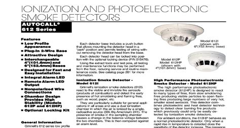 Conventional Smoke Detector สาย ชนิด 41 Off
