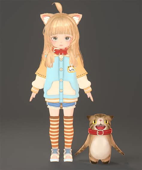 Rig And Model Or Design Custom 3d Character Vrchat Avatar Vtuber Or