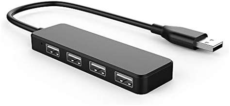 Amazon com 𝐔𝐒𝐁 𝐇𝐮𝐛 4 Port USB Splitter USB 2 0 Hub Expander for Laptop Computer Flash Drive
