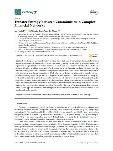 Entropy 21 01124 V2 Pdf Information Eigenvalues And Eigenvectors