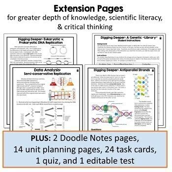 Biology UNIT DNA Replication RNA Protein Synthesis And Mutations