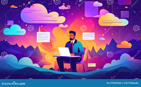 Generative Ai Organization Chart Showing Hierarchy Structure Of Teams In Corporation With Ceo