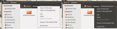 Themes Change Default Right Click Menu Color From White To Black Ask Ubuntu