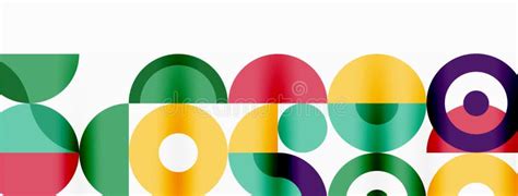 Geometric Vector Abstract Background Template Stock Vector Illustration Of Bright Minimal