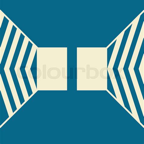 Direction For The Entrance And Exit Input And Output Stock Vector Colourbox