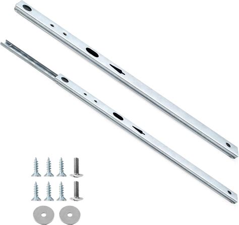 Luomorgo 2 Pcs Metal Drawer Slides 12 Inch Drawer Slide Ball Bearing