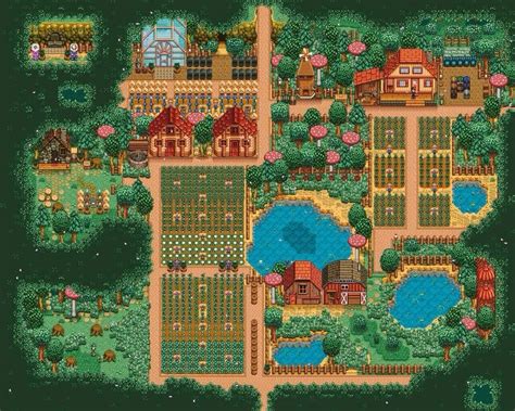Pin By Cindy Wolmarans On 🪴sv Farm Layouts Stardew Valley Stardew Valley Layout Stardew