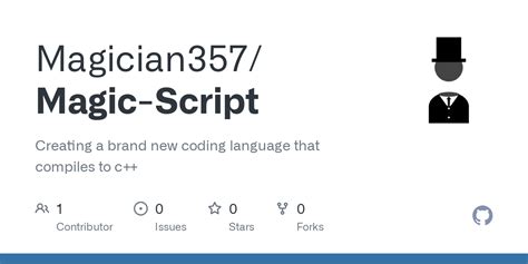Github Magician Magic Script Creating A Brand New Coding Language That Compiles To C