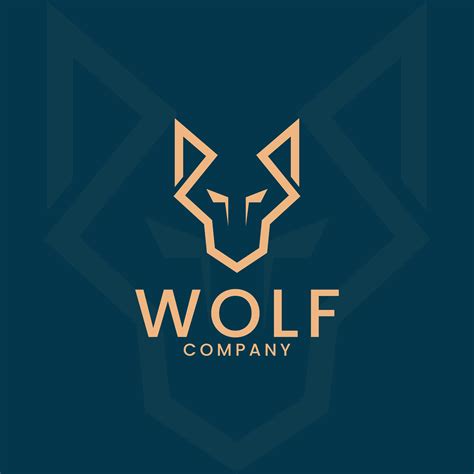 Wolf Design Logo Letter B Wolf Logo Design Vector