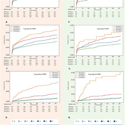 Clinical Outcomes Stratified By The Identified Phenotypes Kaplan Meier Download Scientific