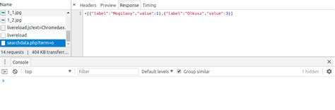 Javascript Jquery Autocomplete Doesnt Load Source From Php File