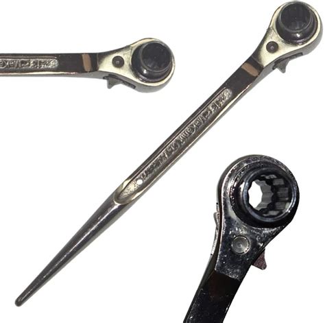 Scaffold Spanner Ratchet Podger Spanner Steel Erect Spanner 13mm X 17mm
