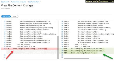 enable file integrity monitoring for windows and linux machines in