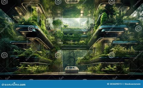 Technology Digital Architecture Background Stock Image Image Of Exterior Integration 303609073